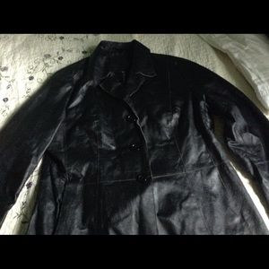 santa | Jackets & Coats | Leather Jacket | Poshmark